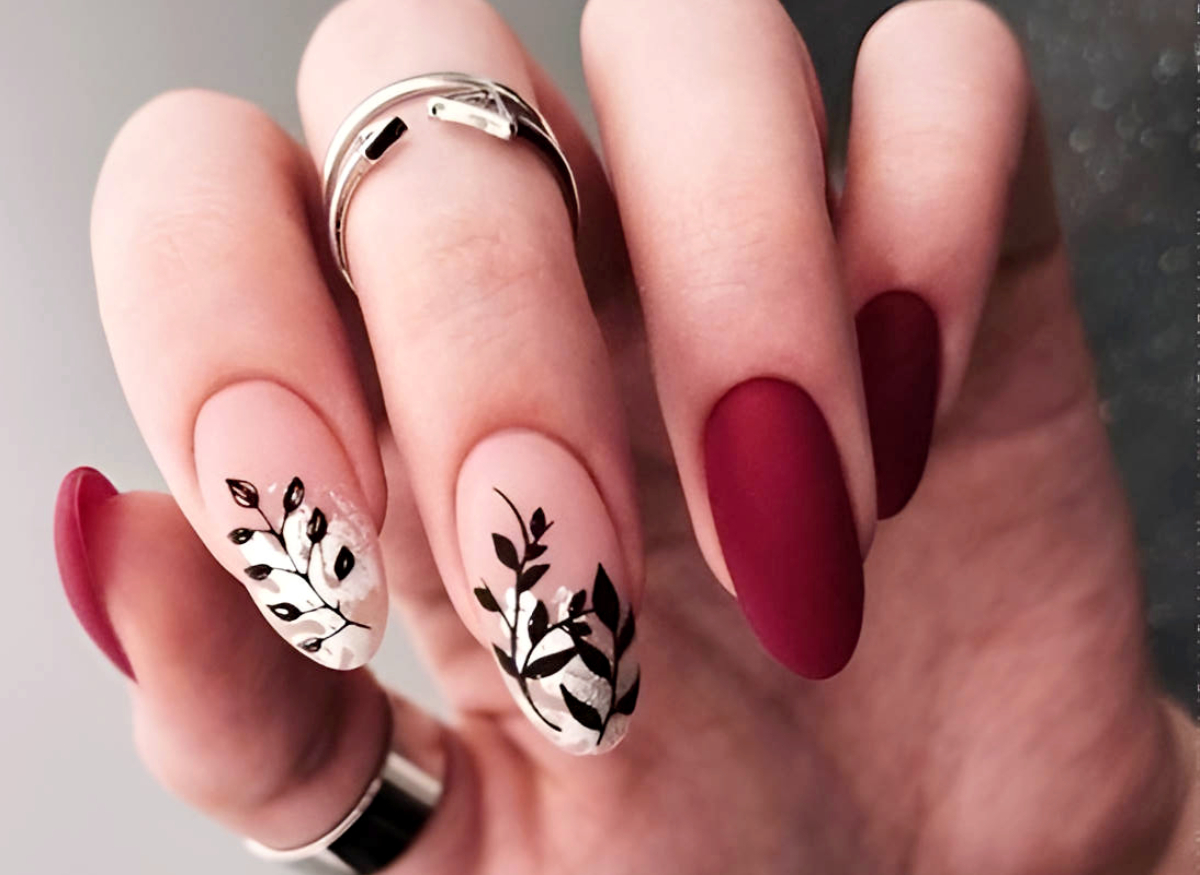 30 Breathtakingly Chic Burgundy Nails Perfect For Slaying Fall - Woman ...