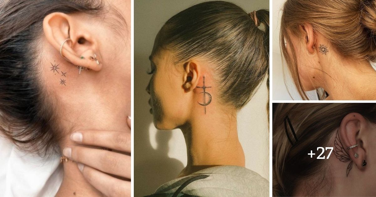 30 Stunning Behind-The-Ear Tattoos For Chic Ladies To Slay - Woman ...