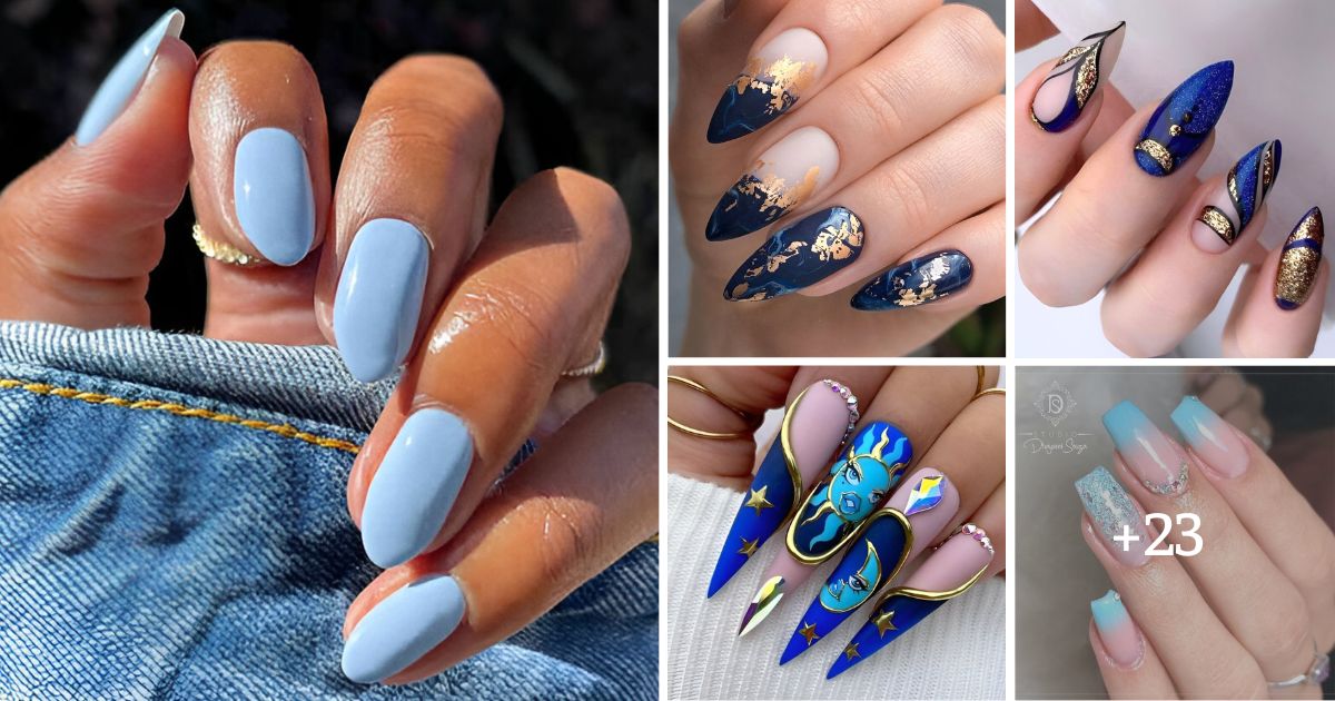 27 Stunning Blue Nails To Inspire Your Future Mani Makeover - Woman ...