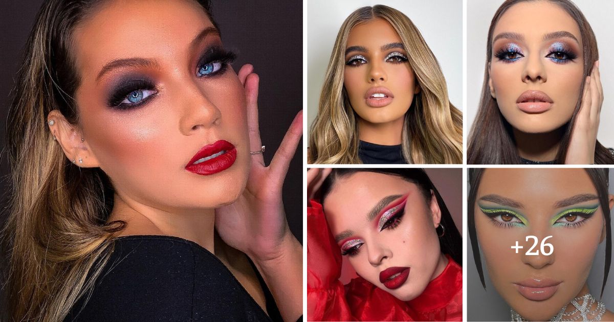 30 Stunning Christmas Makeup Looks To Slay Your Holiday Parties ...