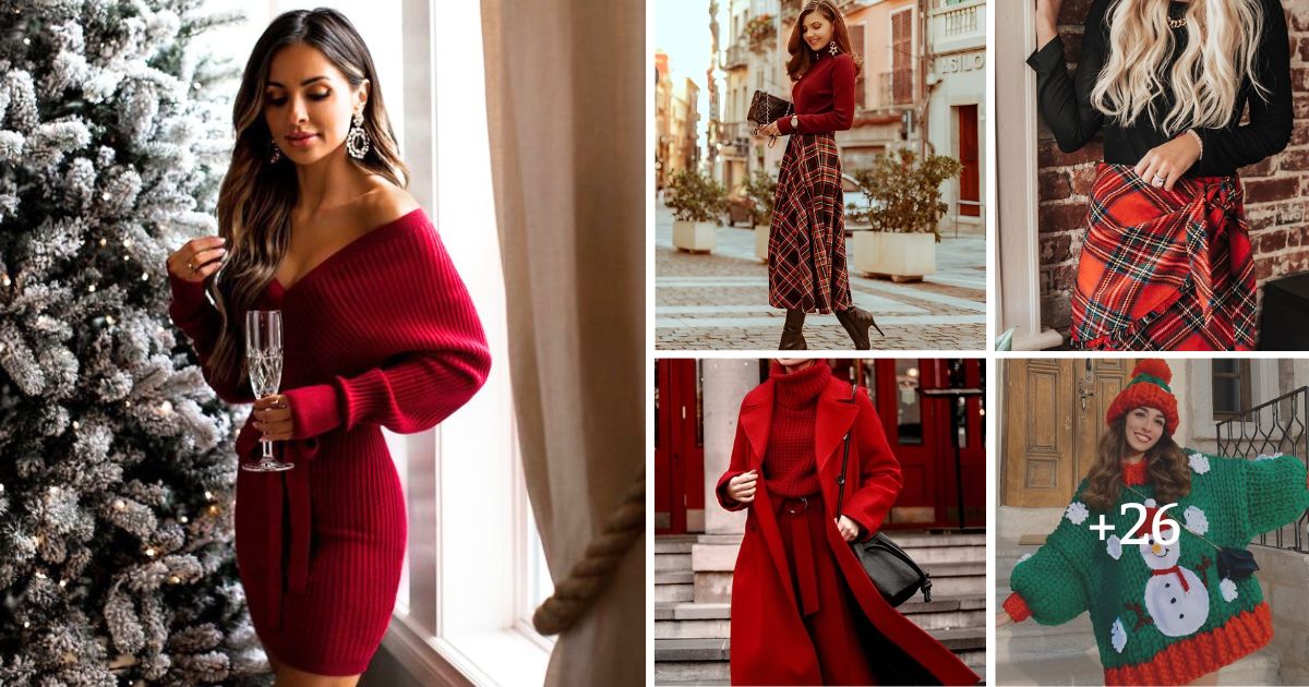 30 Fun And Chic Christmas Outfit Ideas To Rock Your Holiday - Beauty ...