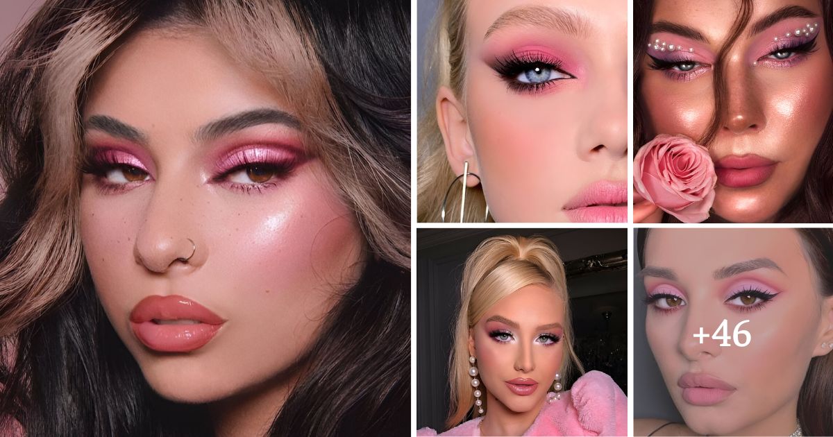 50 Gorgeous Pink Eyeshadow Looks To Charm Everybody - Beauty, Fashion ...